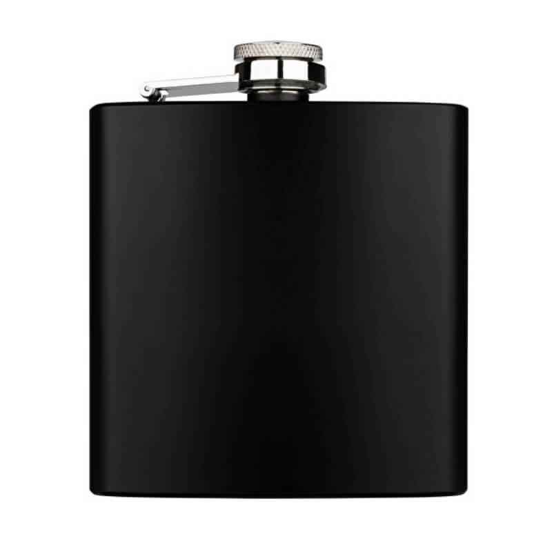 Flasque en inox noir mat - Offrez un cadeau unique avec MaGravure.ch